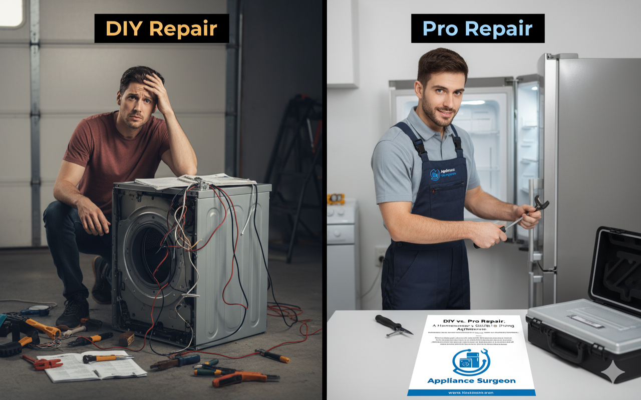 DIY vs. Professional Appliance Repair | When to Call a Pro